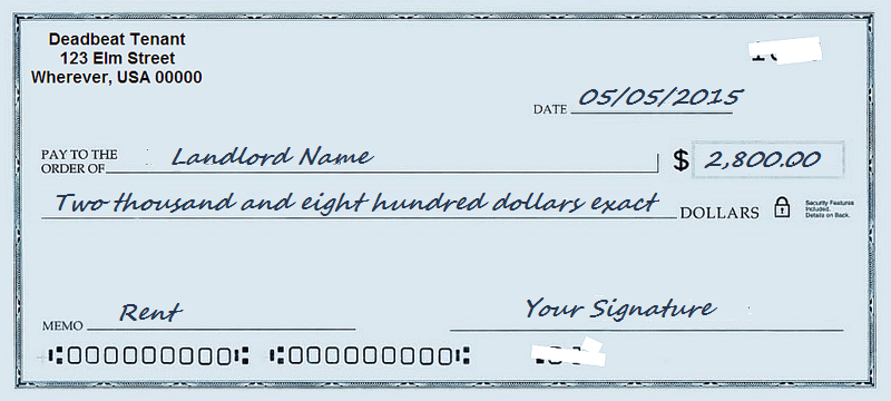 Copy of Rent Checks